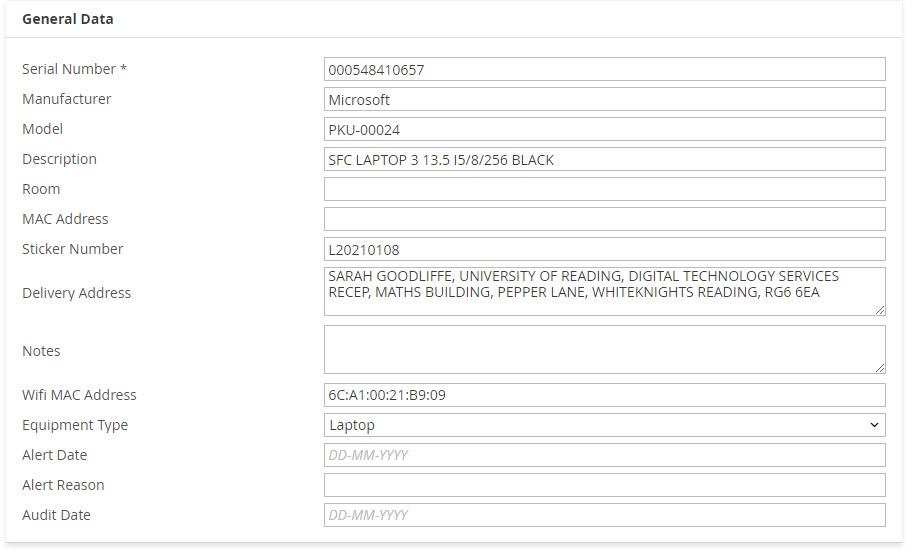 What is on a Computer Asset Card · Wiki · sis00imb / Asset Management ...